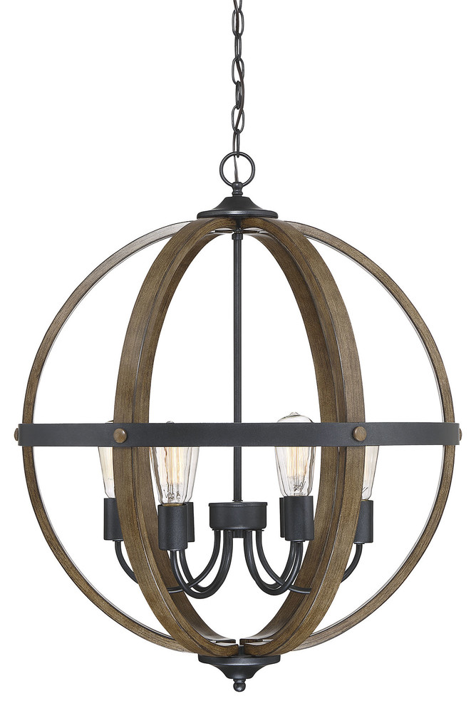 6-Light Pendant - Farmhouse - Pendant Lighting - by Savoy House | Houzz