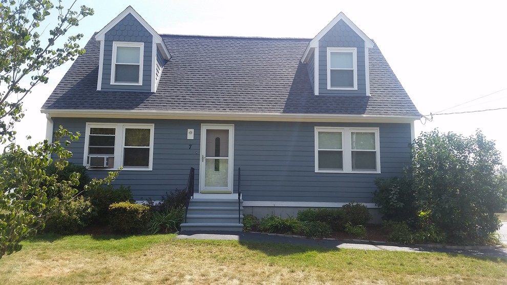 James Hardie Siding in Boothbay Blue with GAF Timberline HD Shingles ...