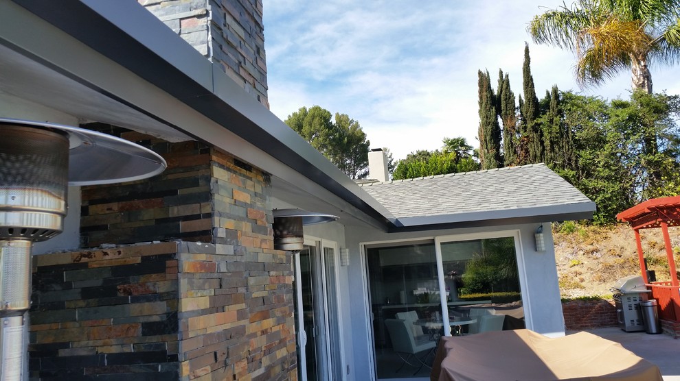 Fascia Wrap, Custom Sectional Slant Back Box Gutters in Studio City ...