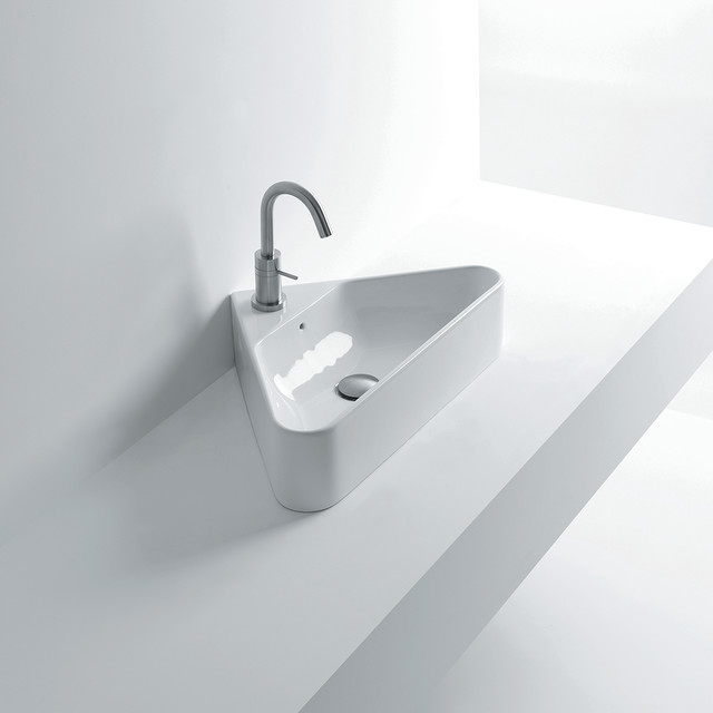 Normal Wall Mounted / Vessel Bathroom Sink - Contemporary - Bathroom ...