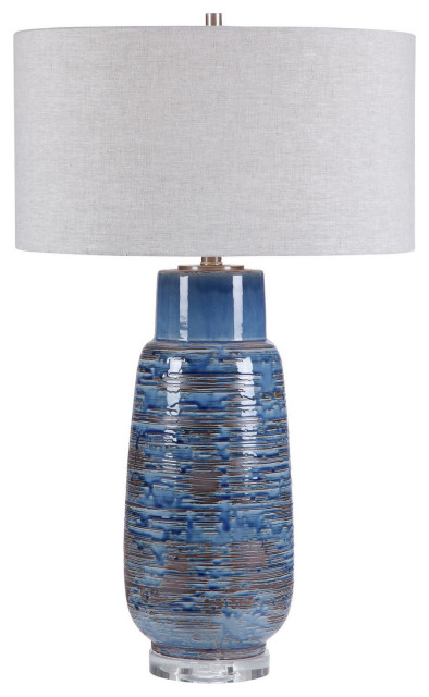 Magellan One Light Table Lamp, Brushed Nickel - Contemporary - Table ...
