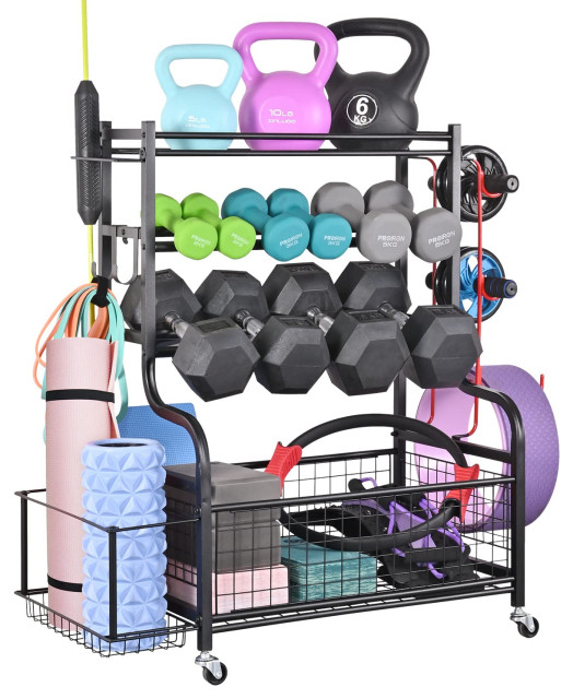 350 lbs. Weight Rack Capacity Sports Storage Rack Organization for ...