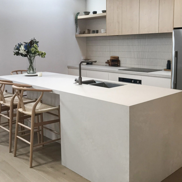 Waterfall Stone Benchtop - Contemporáneo - Cocina - Dunedin - de Trends ...