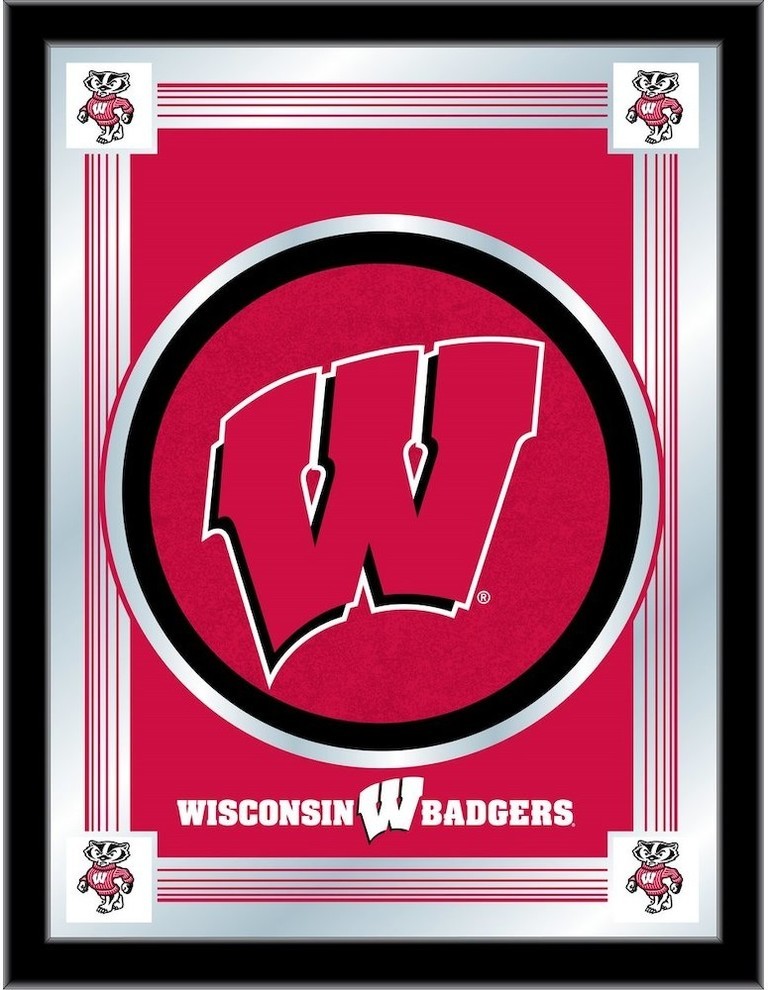 Wisconsin "W" Logo Mirror - Contemporary - Wall Accents - by Holland ...