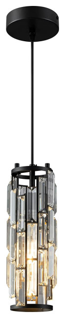 Modern Black Pendant Lighting, Adjustable Lighting - Contemporary ...