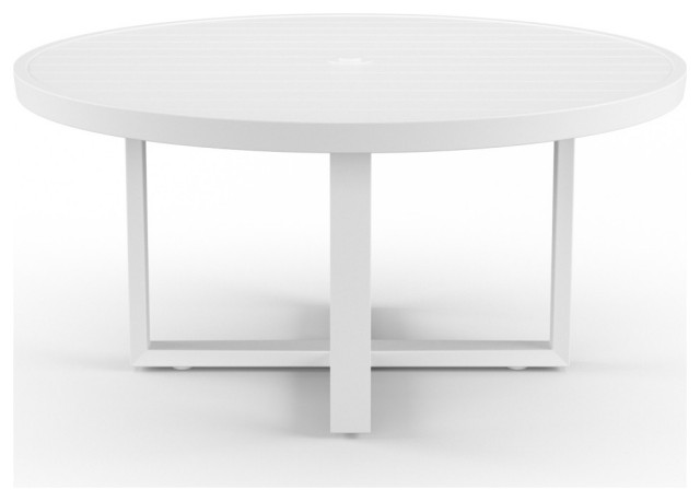 Newport 60" Round Dining Table - Contemporary - Outdoor Dining Tables ...