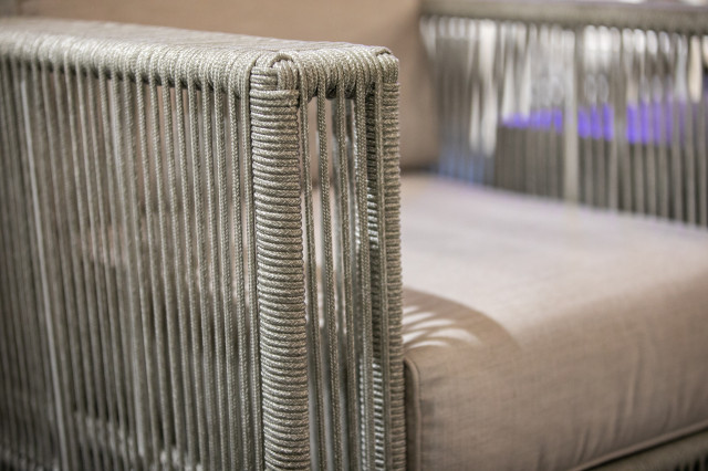 Miami Club Chair With Self Welt - Beach Style - Outdoor Lounge Chairs ...