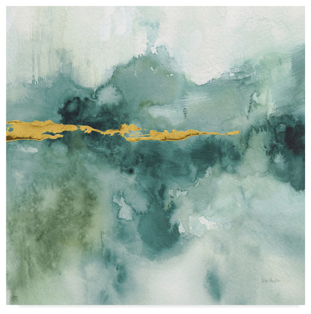 Lisa Audit 'My Greehouse Abstract I Crop Blue' Canvas Art, 14"x14 ...