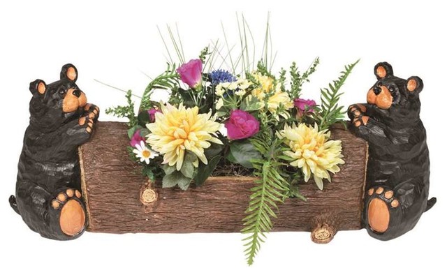 RAM Gameroom Outdoor Two Bear Planter - Outdoor Pots And Planters - by ...