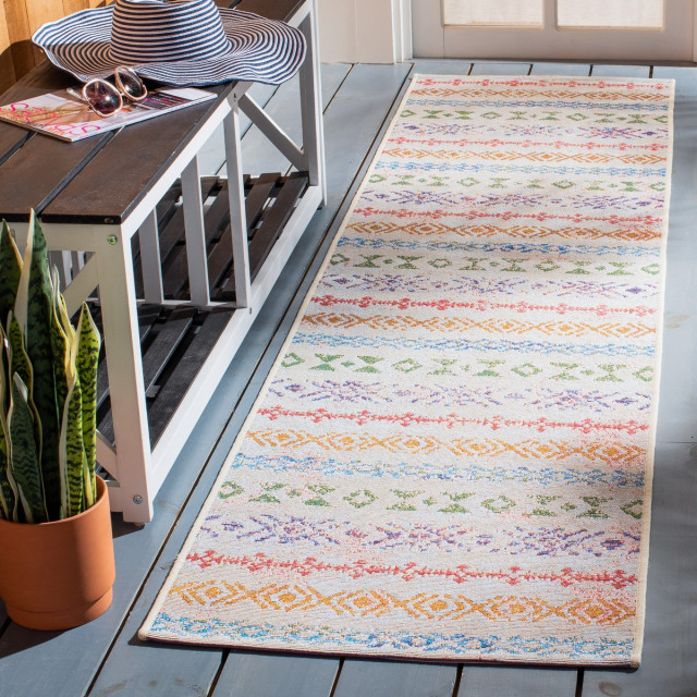 Summer SMR429 Indoor/Outdoor Rug, 2'x8' - Southwestern - Outdoor Rugs ...