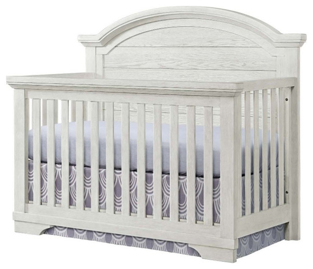Westwood Design Foundry Wood Arch Top Convertible Crib in White Dove ...