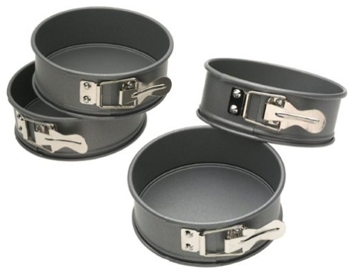 Kaiser Bakeware Steel Mini Springform Pan, Set of 4 - Contemporary ...
