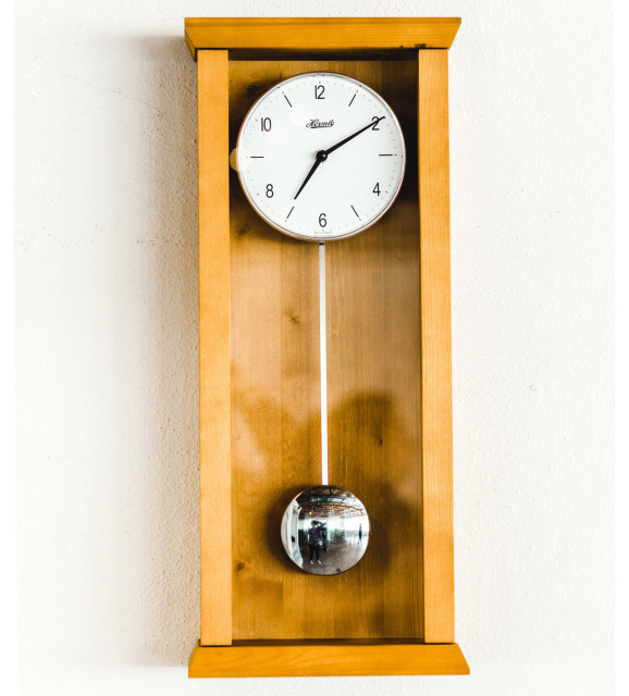 Arden Spruce Honey Wall Clock - Transitional - Wall Clocks - by J ...