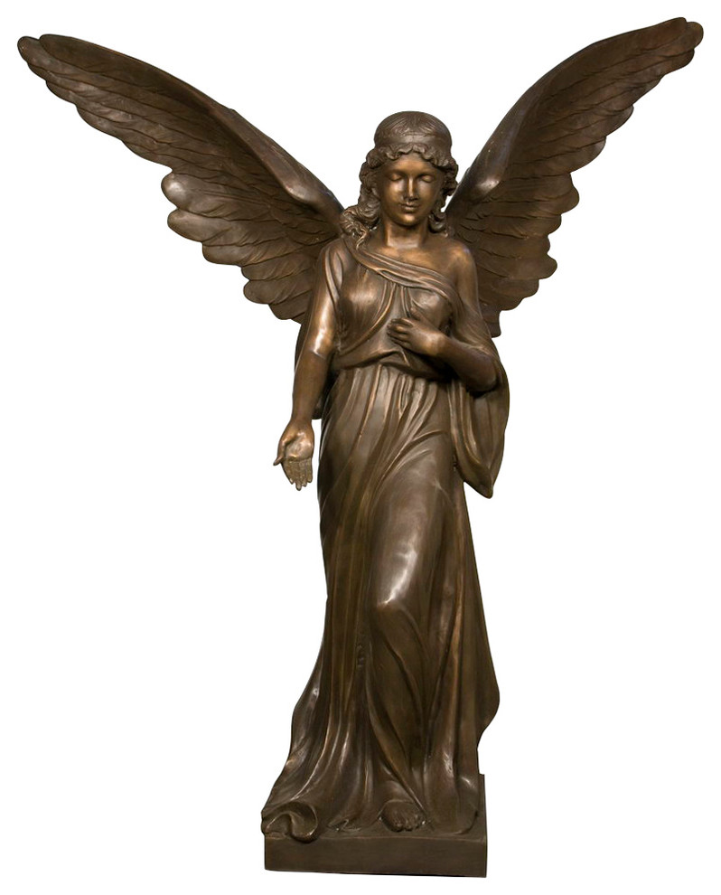 Angel Giving Miracles- 44" Design Sculpture - Traditional - Garden ...