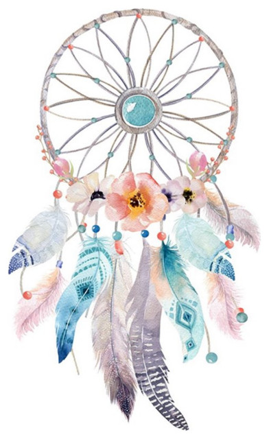 Jeco Dreamcatcher Canvas Art - Contemporary - Wall Accents - by ...