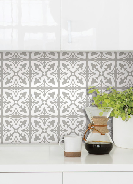 Alina Peel & Stick Wall Tiles, Swatch - Contemporary - Wallpaper - by ...