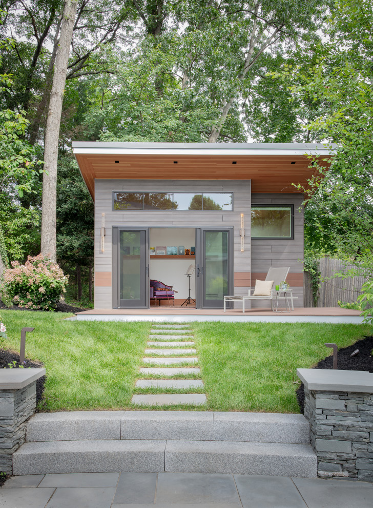 Mid Century Modern Garden Shed