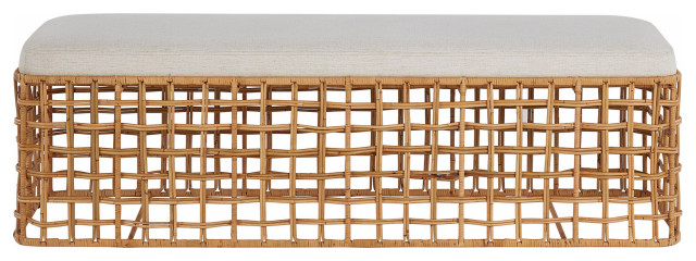 Rattan Bench - Tropical - Upholstered Benches - by Universal Furniture ...
