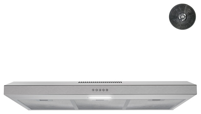 Streamline 36" Longhena Convertible Undermount Range Hood, Stainless ...