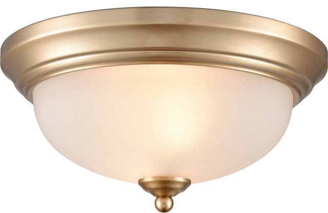 Basics 2-Light Flush Mount, Small - Traditional - Flush-mount Ceiling ...