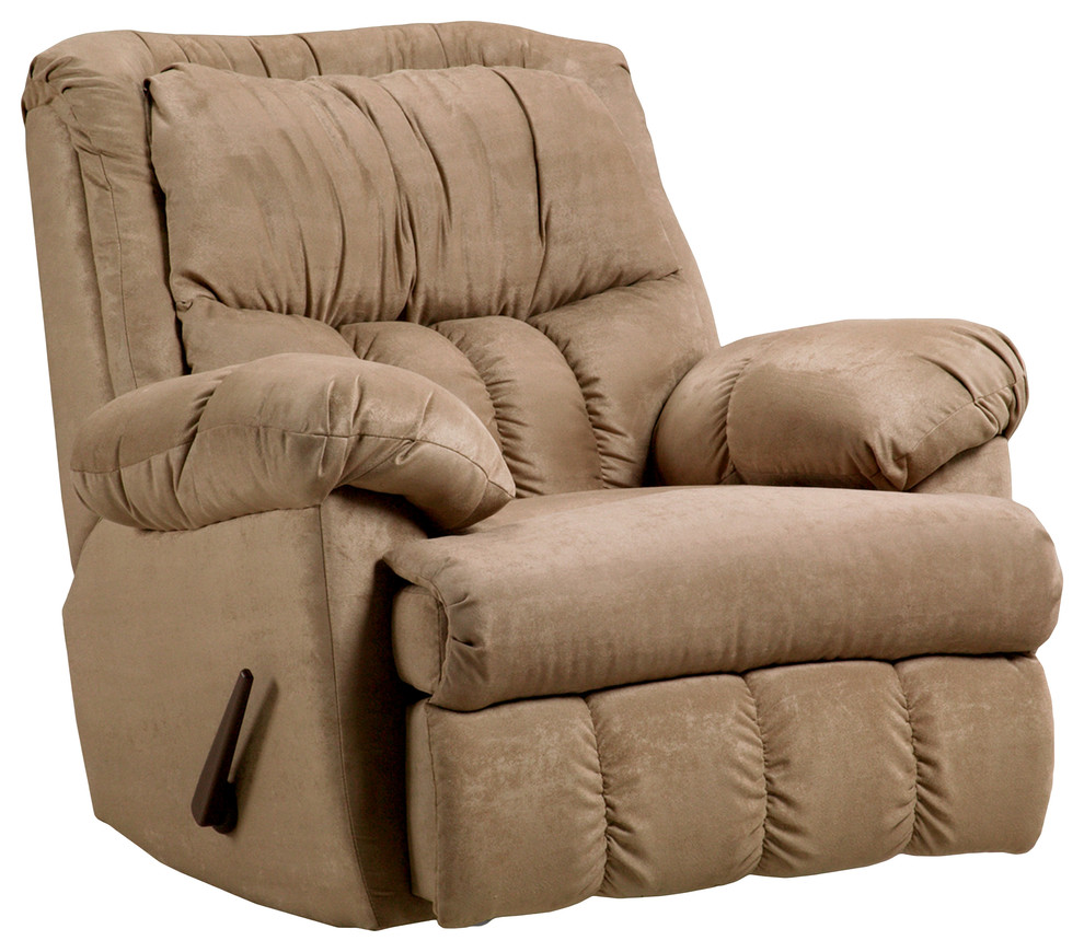 MFO Sensations Microfiber Rocker Recliner - Transitional - Recliner ...