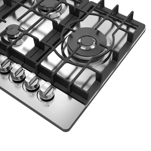 30-in Built-in Gas Cooktop with 5 Sealed Burners - LPG Convertible in ...