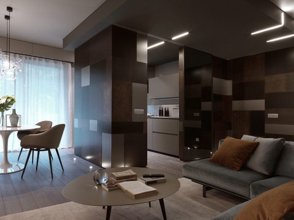 Progetto interior design appartamento a Milano - Modern - Living Room ...
