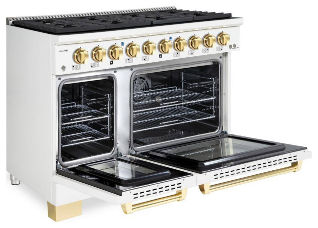 Bold Series 48" All Gas Freestanding Range - Contemporary - Gas Ranges ...