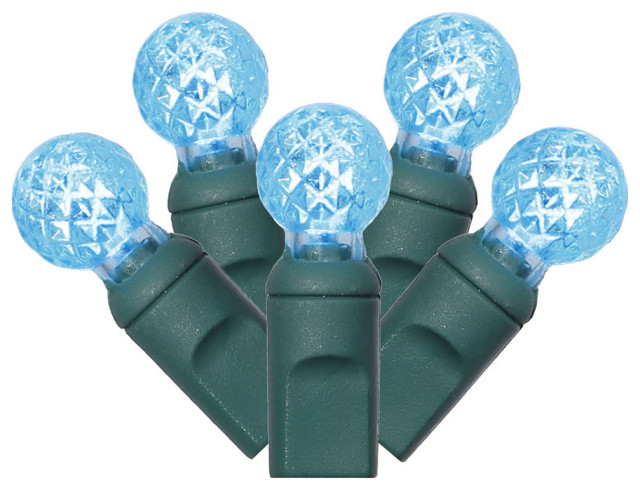 Vickerman 50-Light LED Lights, Magenta, 50Lt - Contemporary - Holiday ...