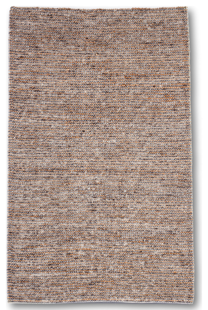 Handmade Chunky Jute & Wool Loop Striped Rug by Tufty Home, 5x8 - Beach ...