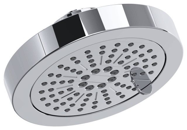 Rohl 60126MF6 1.8 GPM Multi Function Rain Shower Head - Contemporary - Showerheads And Body ...