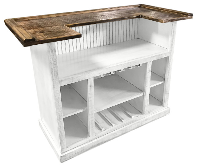 Rustic Home Bar - Farmhouse - Wine And Bar Cabinets - by Eagle ...