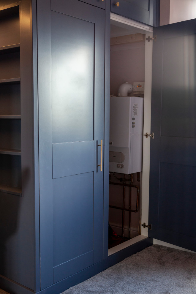 Wardrobe with integrated desk - Modern - Wardrobe - Cardiff - by MY ...