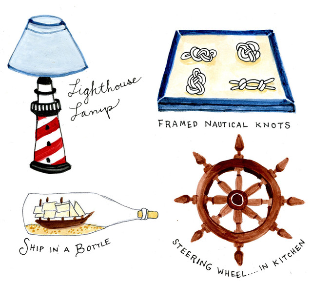 12 Signs Your Coastal-Style Home May Have Gone Overboard