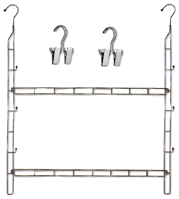 Double Decker Boot Caddy With 12 Assorted Hangers - Contemporary ...