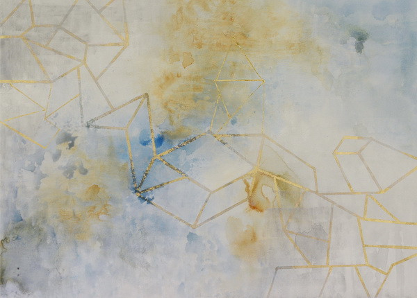 Art Painting, Gold - Contemporary - Paintings - by Design Living | Houzz