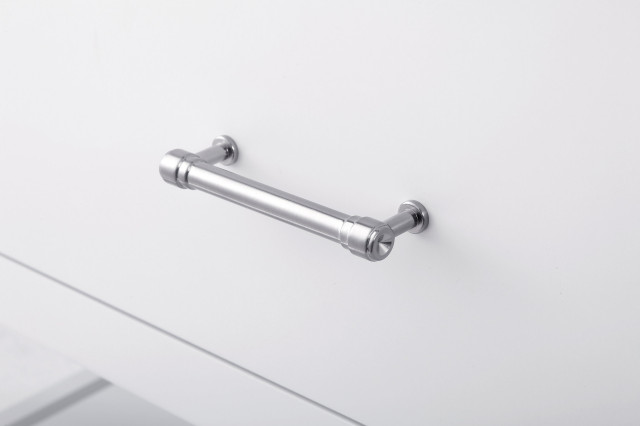 60" Kendia Double Farmhouse Sink Bathroom Vanity GD-7060-WT60-RA ...