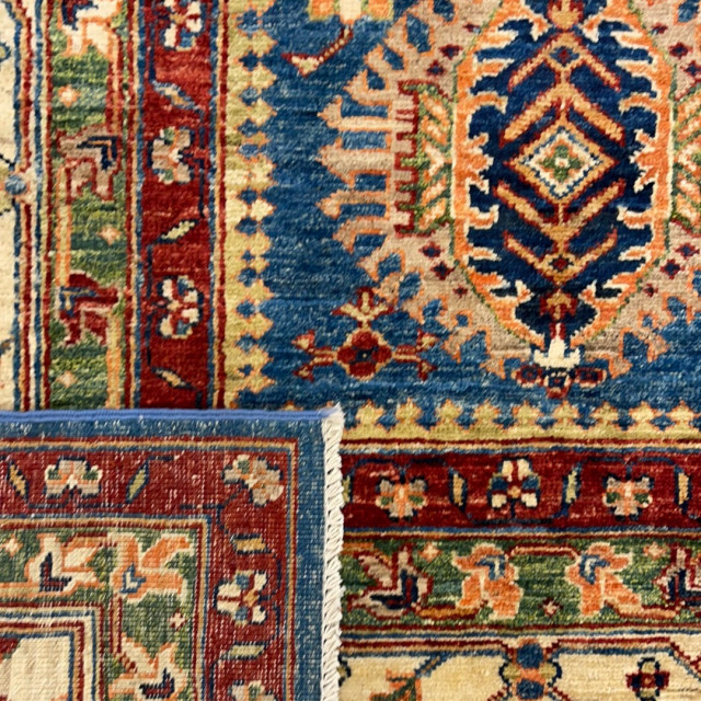 Kaoud Rugs 8.1 X 10 Rectangle Light Blue Ant. Shirvan Area Rug ...