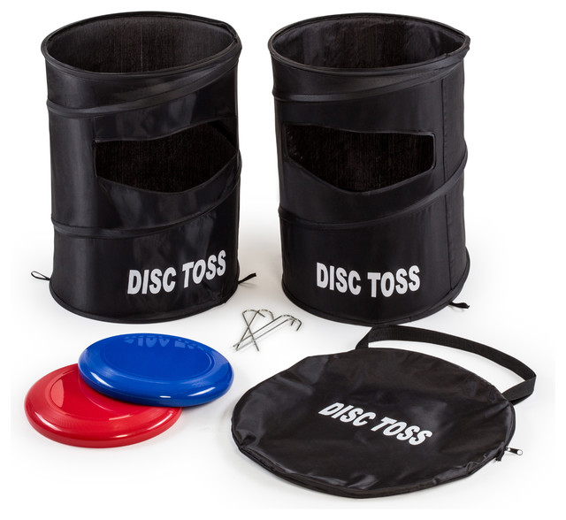 Flying Disc Toss Dunk Game Set - Contemporary - Outdoor And Lawn Games ...