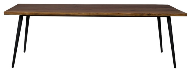Walnut Rectangular Dining Table XL | Dutchbone Alagon - Midcentury - Dining Tables - by Luxury ...