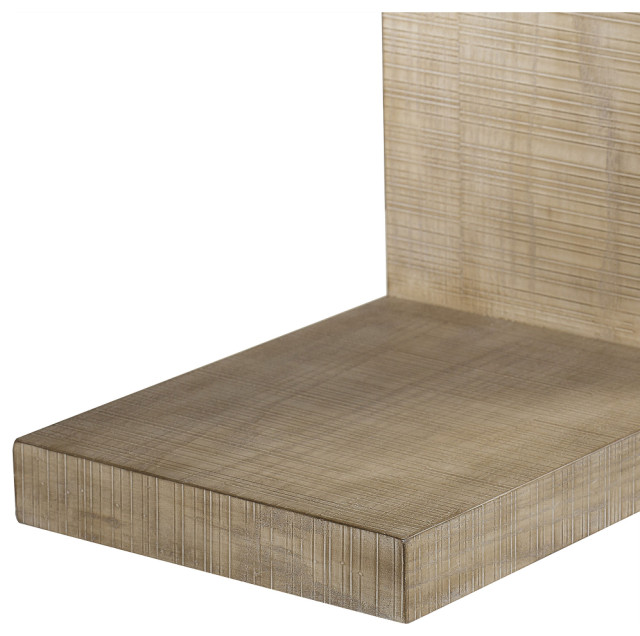 Natural Ashwood End Table | Andrew Martin Raffles - Rustic - Side ...