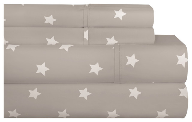 Pointehaven 200 TC Printed Sheet Set, Twin XL - Modern - Sheet And ...