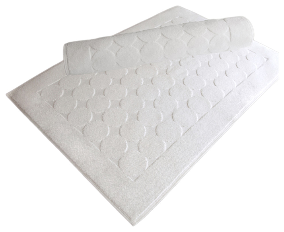 Circle Design Bath Mats, Set of 2, 24" x 35" - Contemporary - Bath Mats ...