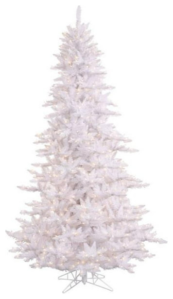 Vickerman K160281LED 9' White Fir Christmas Tree Warm White Dura-lit ...
