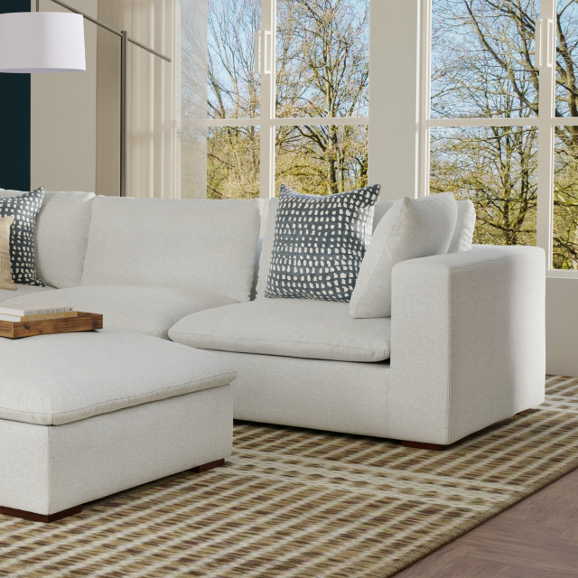 Jasmine Right-Arm Sofa Module - Contemporary - Sofas - by Simpli Home ...