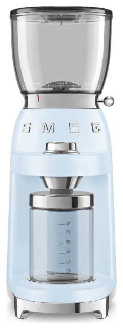 Smeg 50's Retro Pastel Blue Coffee Grinder - Transitional - Coffee ...