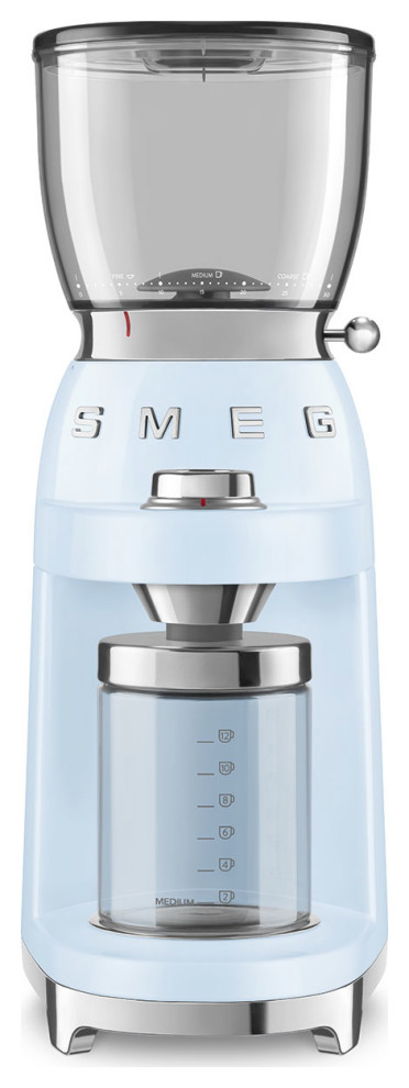 Smeg 50's Retro Pastel Blue Coffee Grinder - Transitional - Coffee ...