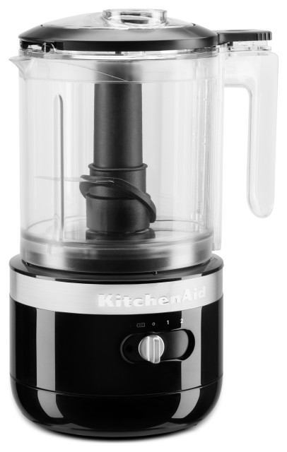 KitchenAid Onyx Black 5 Cup Cordless Food Chopper - Transitional - Food ...