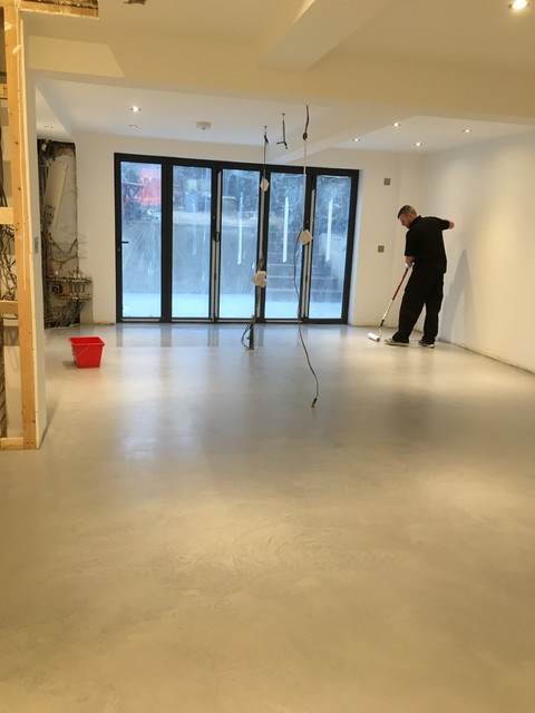 Microcement Internal & External Floor Fulham Lonfon - Contemporary ...