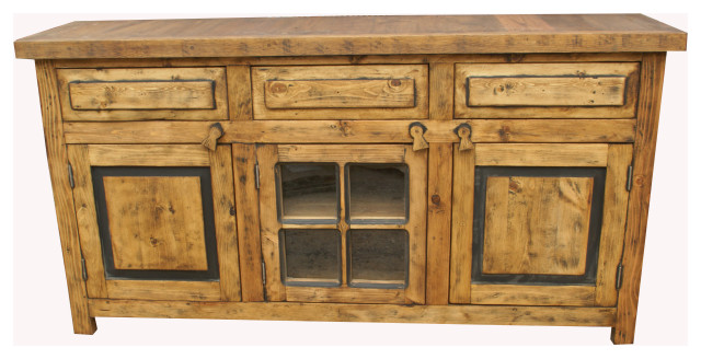 Bryson Rustic Bathroom Vanity, 72"x20"x32" - Farmhouse - Bathroom ...
